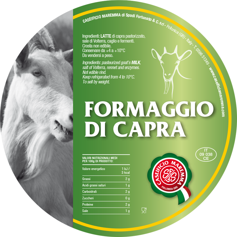 Formaggio di capra - Benvenuti al Caseificio Maremma!