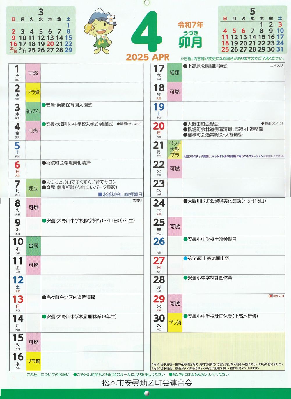 くらし4月 - simasima-choukai ページ！