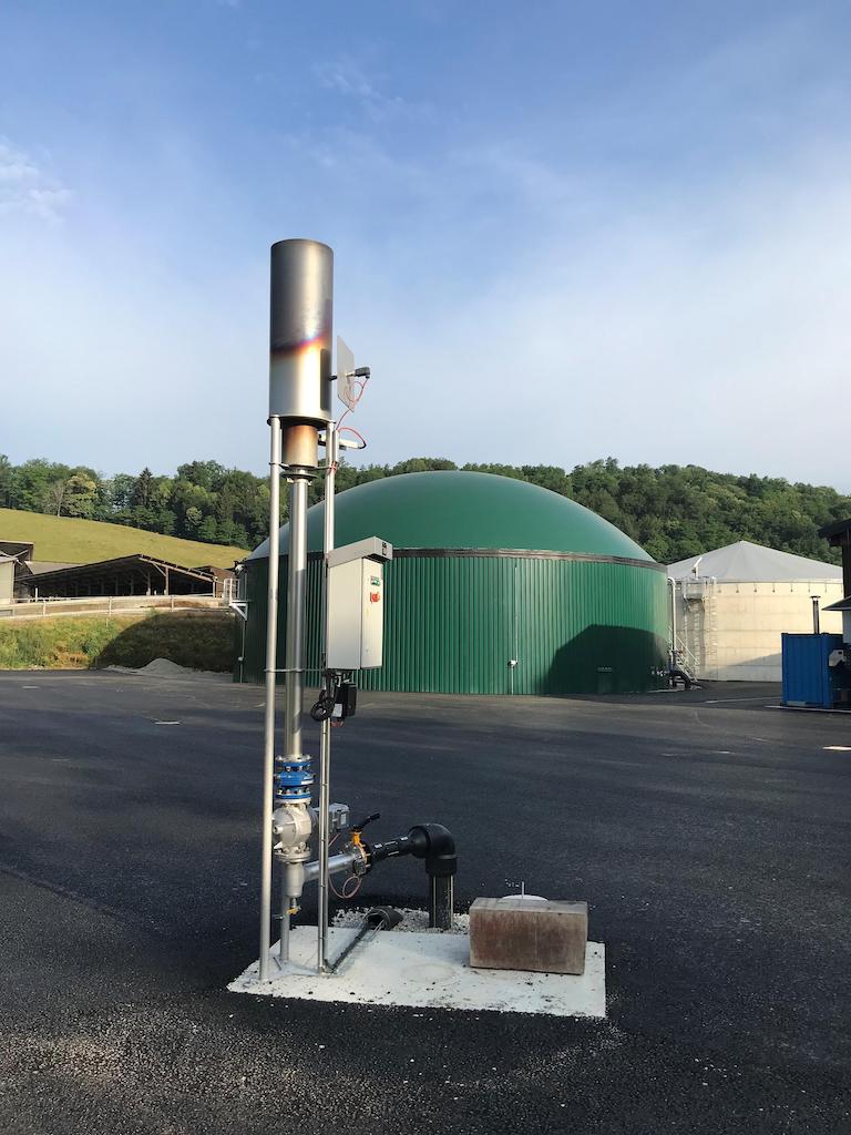 Flares - Covered lagoon digester - German technology