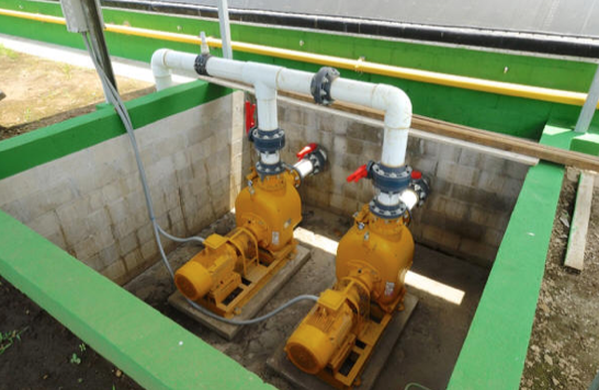 Biogas plant - covered lagoon digester - Covered lagoon digester ...