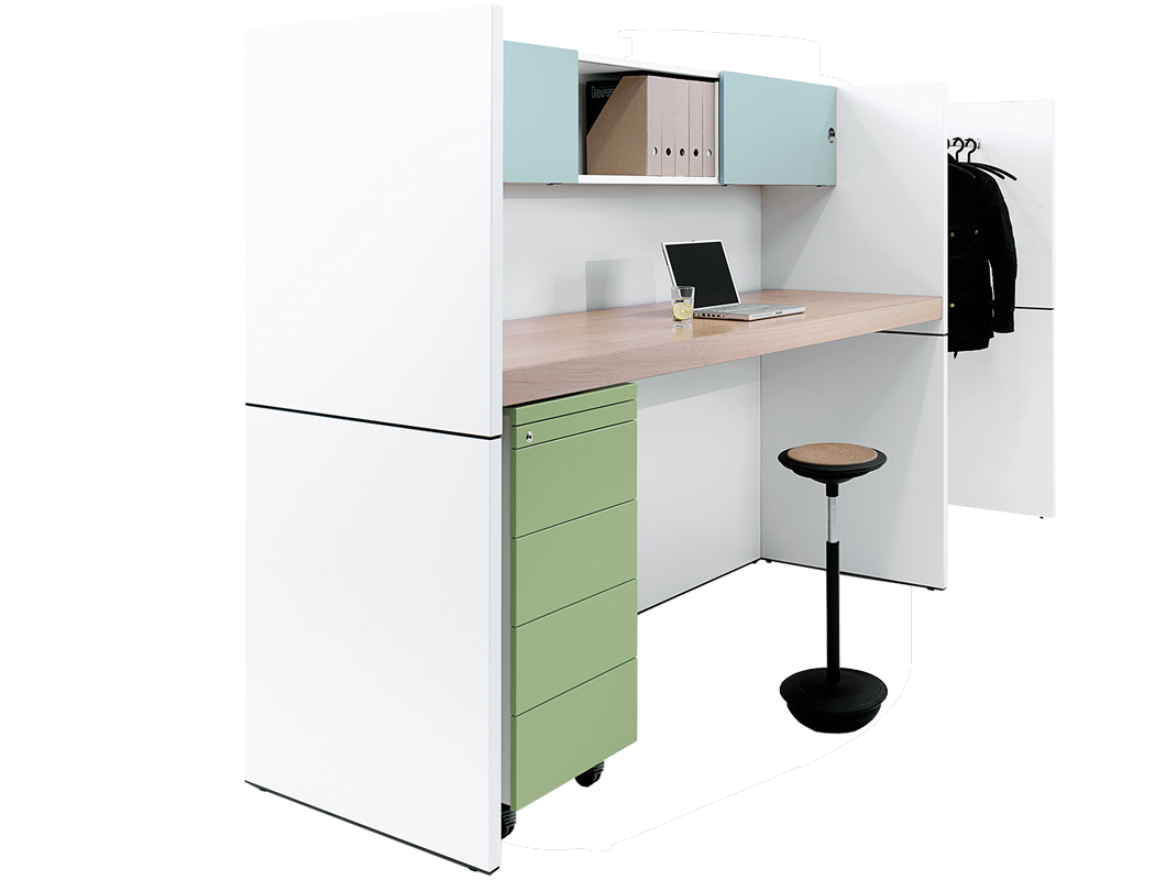 Büromöbel Open Space Büro - Großraumbüro einrichten - werner works