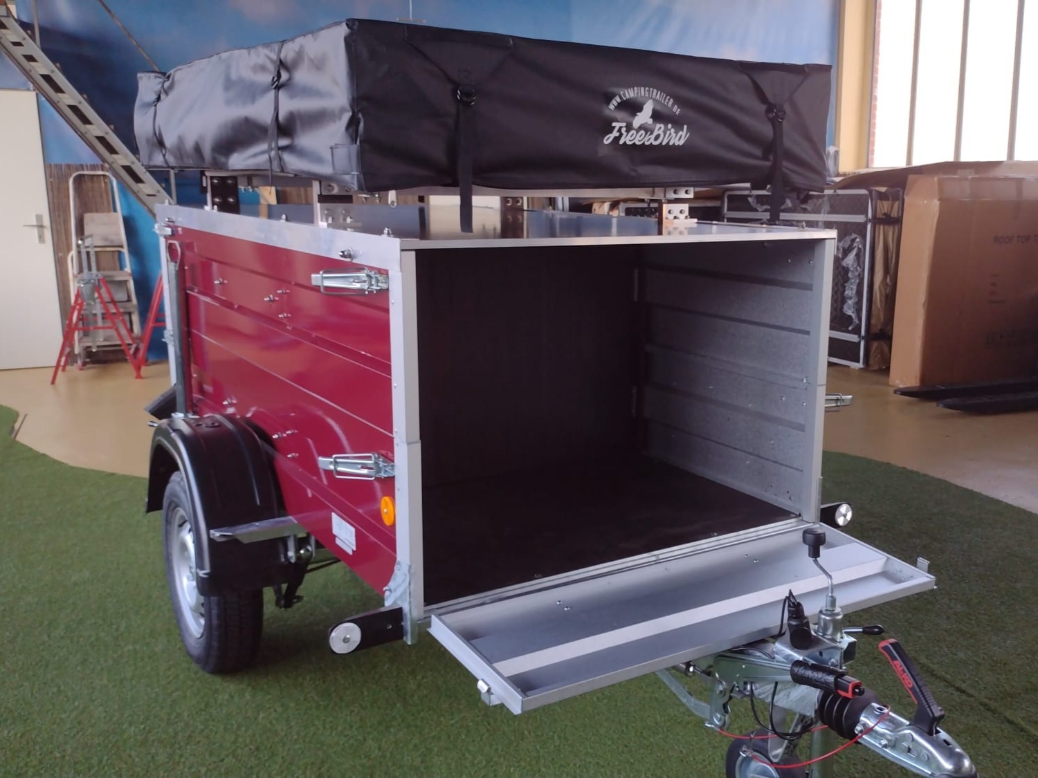 Der Doppelte SUNBird - Freebird- Zeltanhänger, Faltcaravan