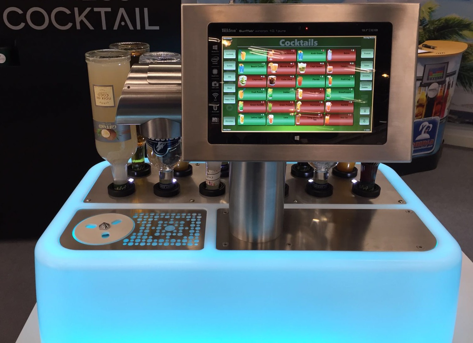 Cocktail-Maschine - Getränke-Catering. Größte mobile Cocktailbar Europas!