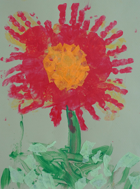 La grande lessive : - La classe de maîtresse Manon