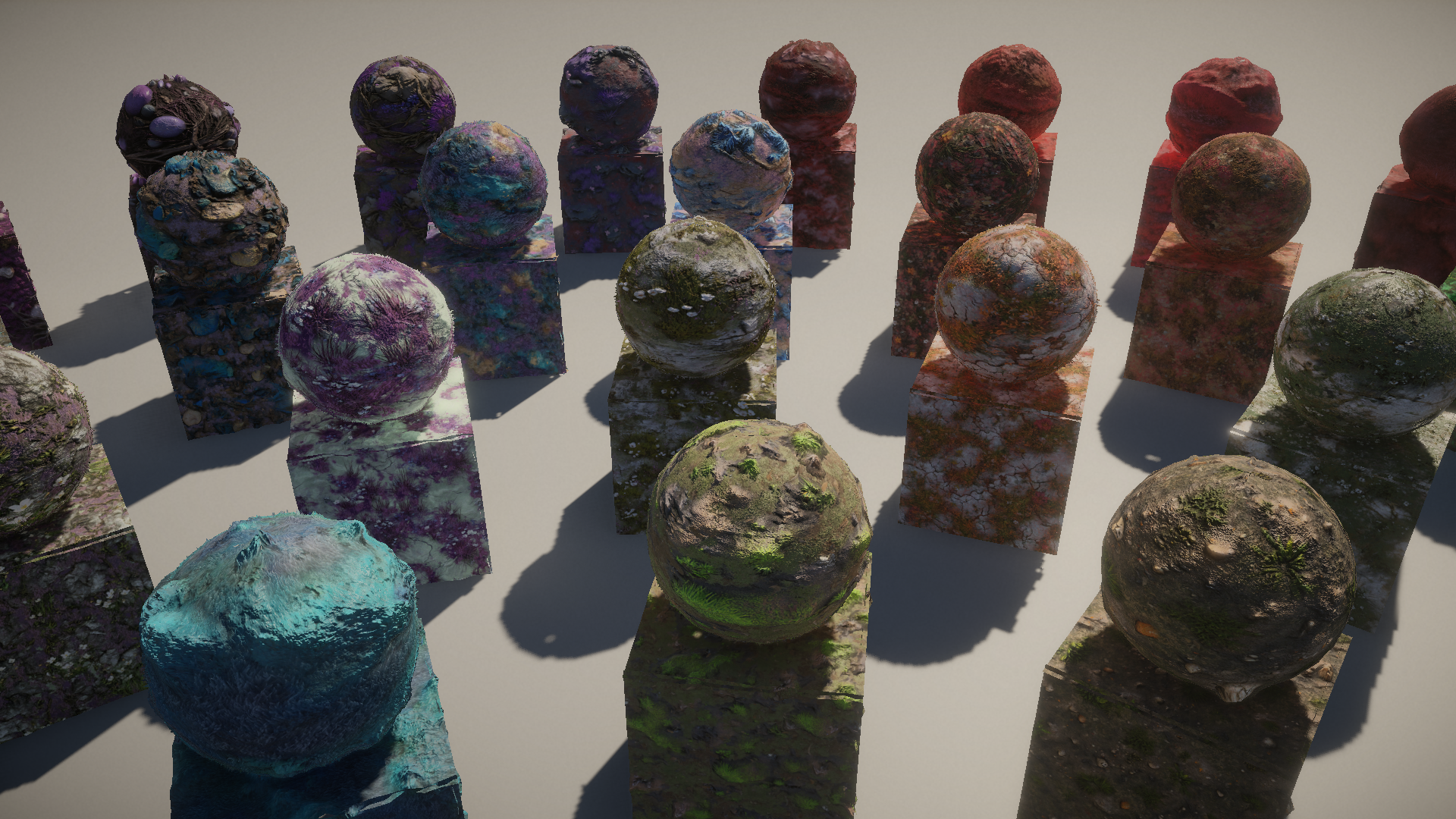 alien grass Material pack - DLNK Artworks