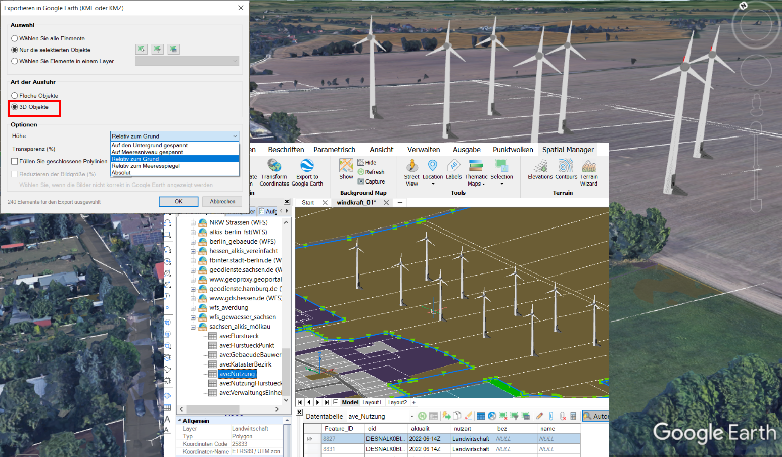 Intergeo Berlin - Spatial Manager Analyse Tools - BricsCAD Import ...
