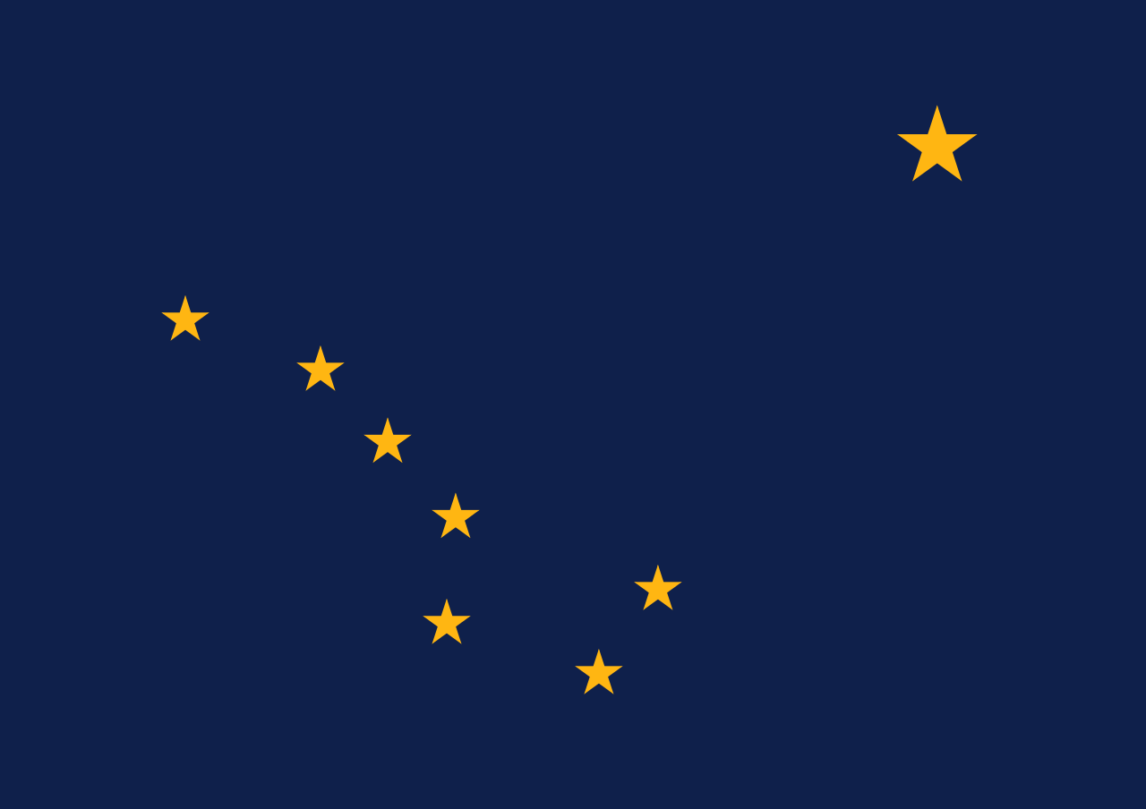 bandera de alaska - Mapas y Banderas