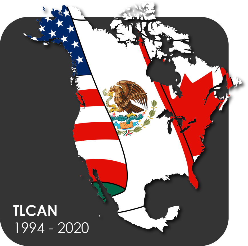 TLCAN - Mapas y Banderas