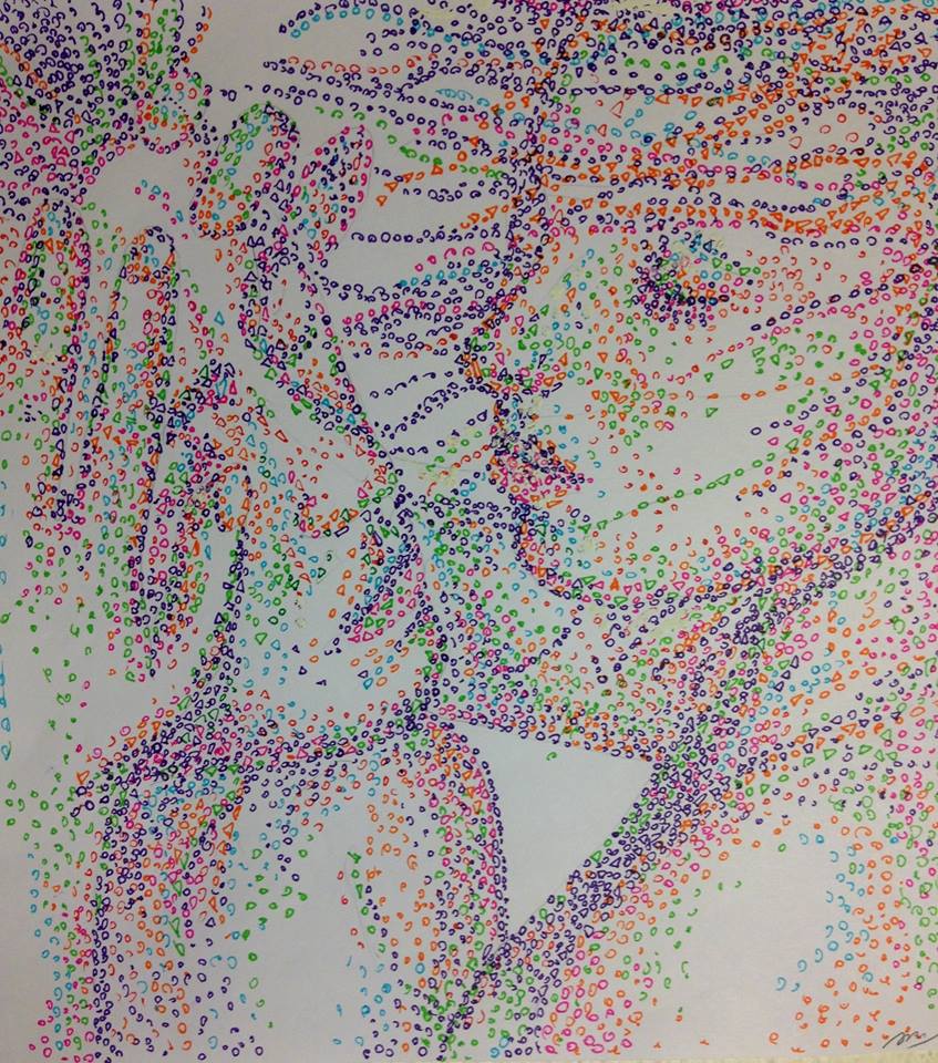 Portraits"Pointillisme" - Site de marinameyer