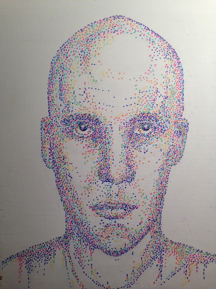 Portraits"Pointillisme" - Site de marinameyer