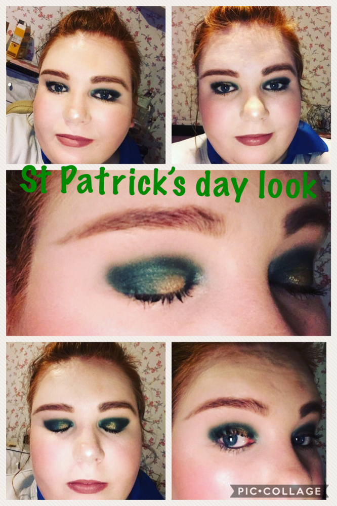 St patricks makeup look - brendasmakeupchair