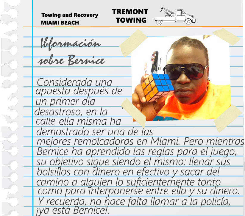 Bernice - Los Remolcadores de South Beach - Latinoamérica