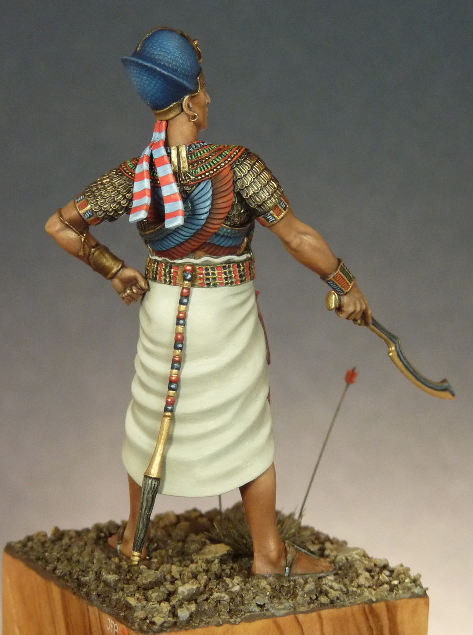 Ramses II - peinture de figurines - le site de jfp