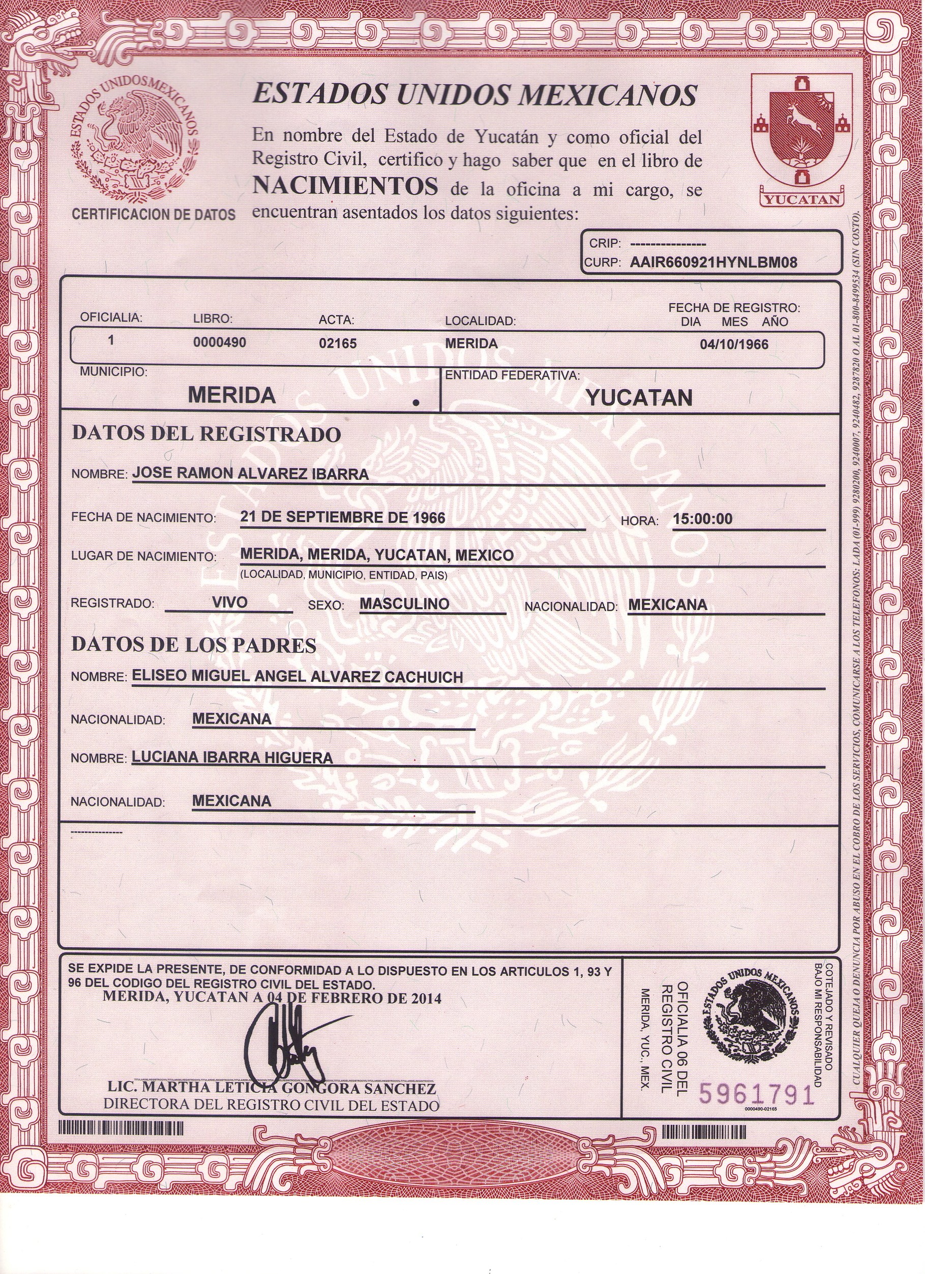 Servicios de Tramitayucatan - Actas Registro Civil y Apostillas