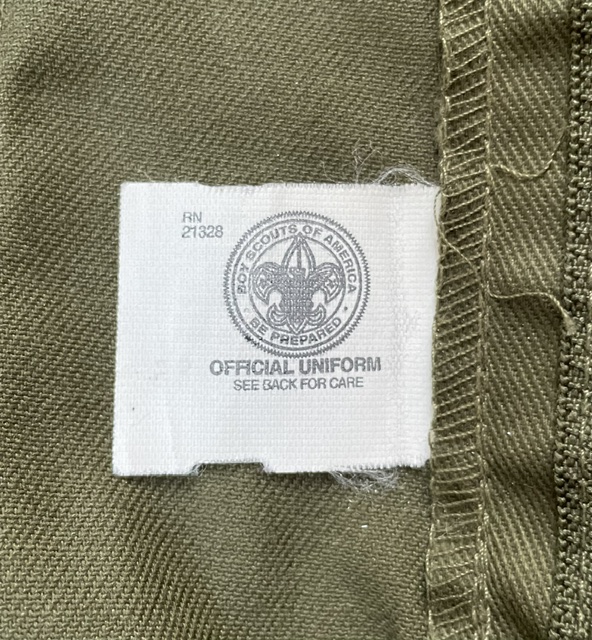 選ばれし『モノ』、その③...”ほぼDEAD STOCK 90'S BOY SCOUT OF AMERICA BUSH PANTS ...