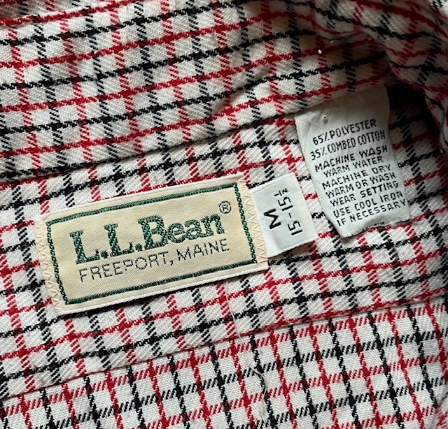 選ばれし『モノ』、その③...”USED 80'S L.L BEAN B/D SHIRT（ TATTERSALL CHECK ...