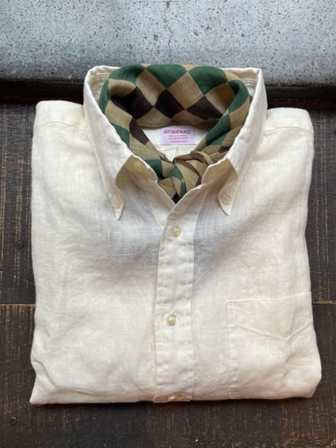 この『col：IVORY（ECRU）』に惚れちゃいました！！...”WORKERS MODIFIED B/D SHIRT（SPENCE ...