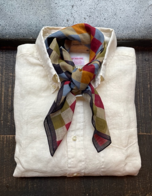 この『col：IVORY（ECRU）』に惚れちゃいました！！...”WORKERS MODIFIED B/D SHIRT（SPENCE ...