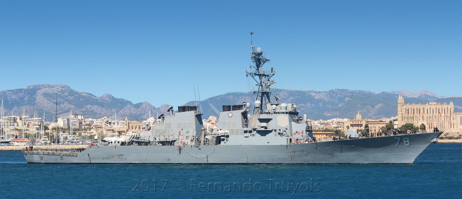 DDG Arleigh Burke Flight II class - Balearspotting.com