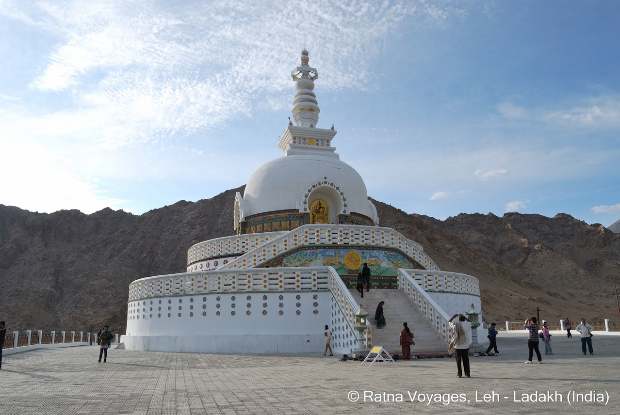SHANTI STUPA, LEH - LADAKH - RATNA VOYAGES: Incredible India ...