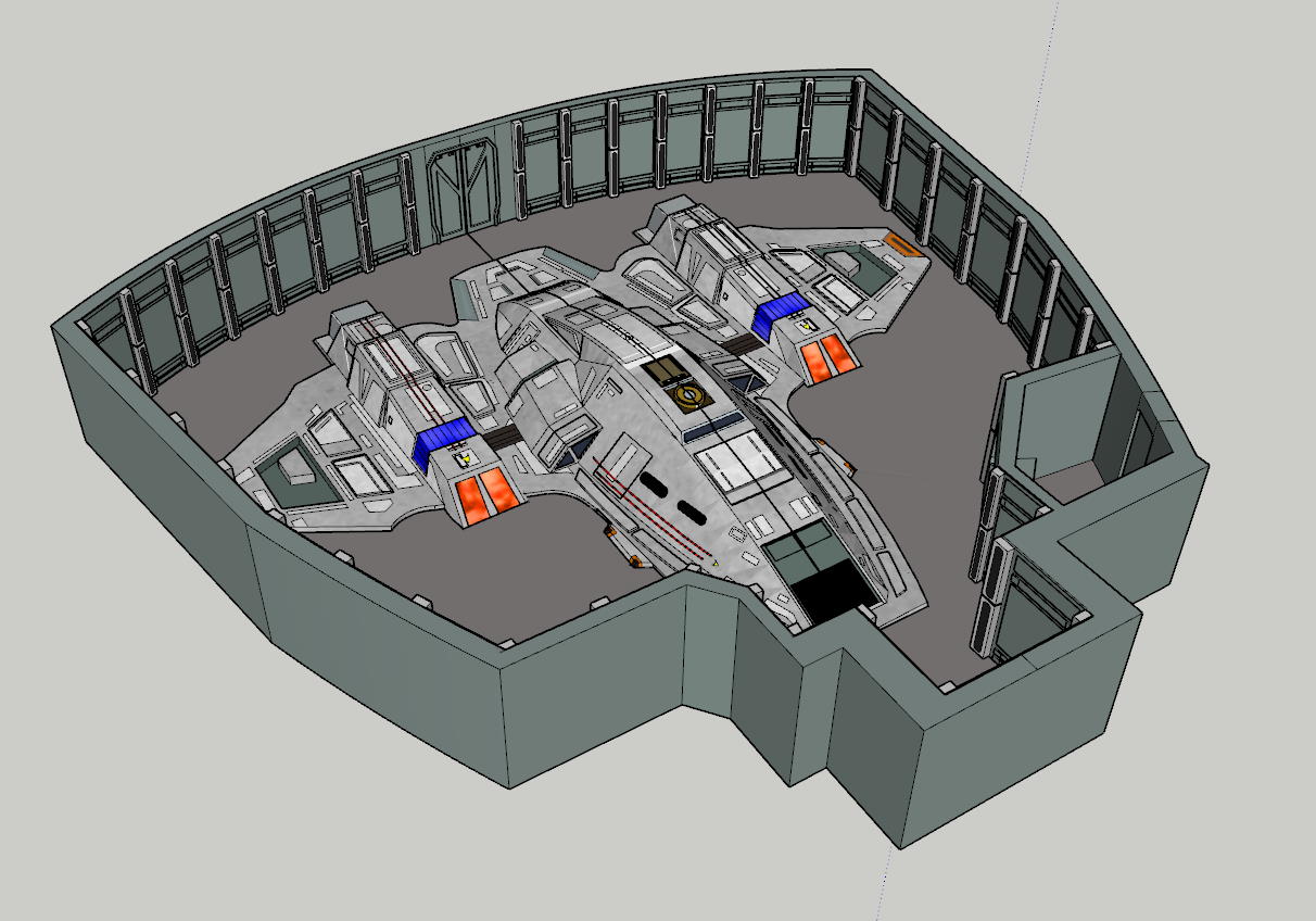 Voyager Captains Shuttle Bay - hubaumstarks Webseite!