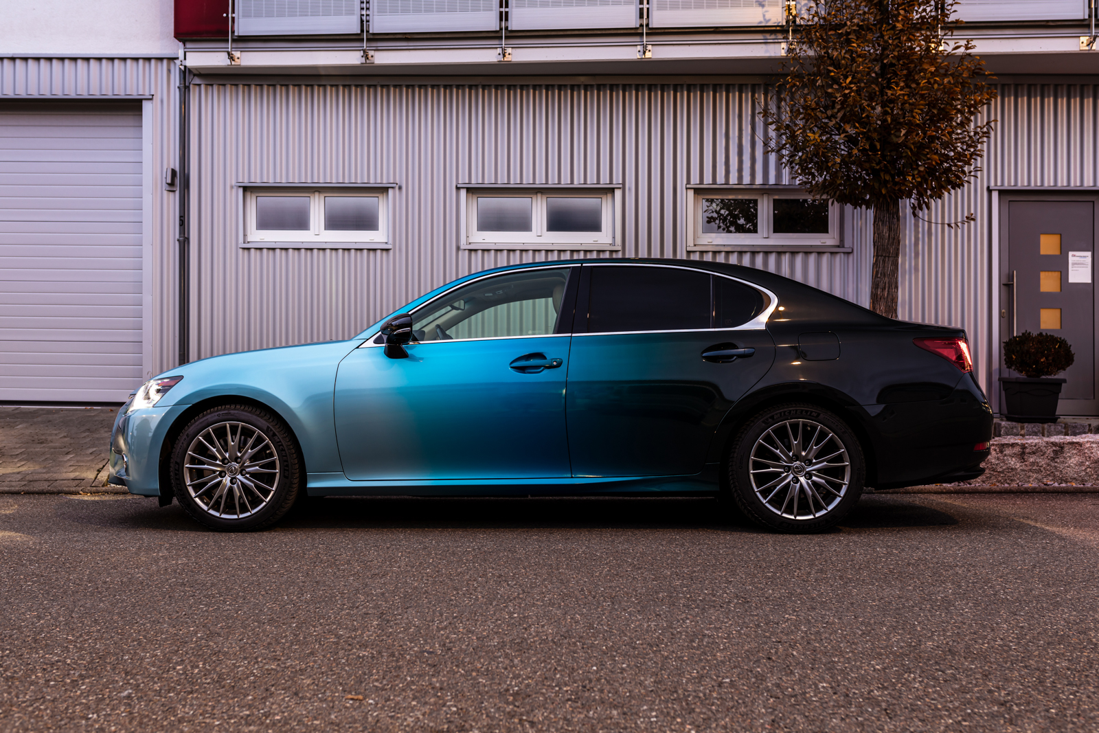 LEXUS GS450H - BLUE BLACK SHIFT - PREMIUM WRAPPING
