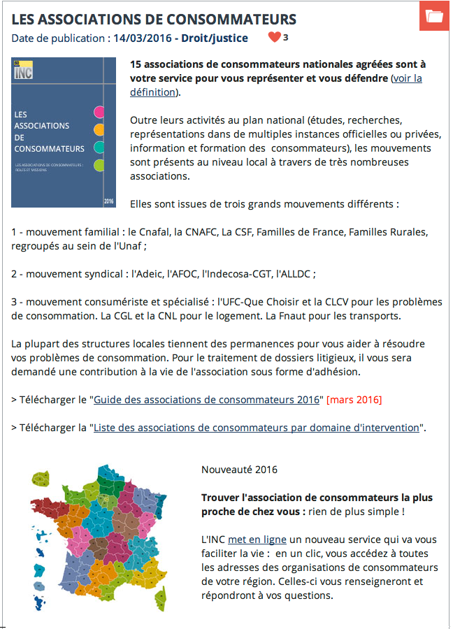 L'information et la protection du consommateur - PSE Chailloux