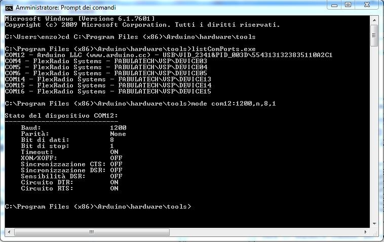 Loading firmware - IW7DMH - Ham Radio Station