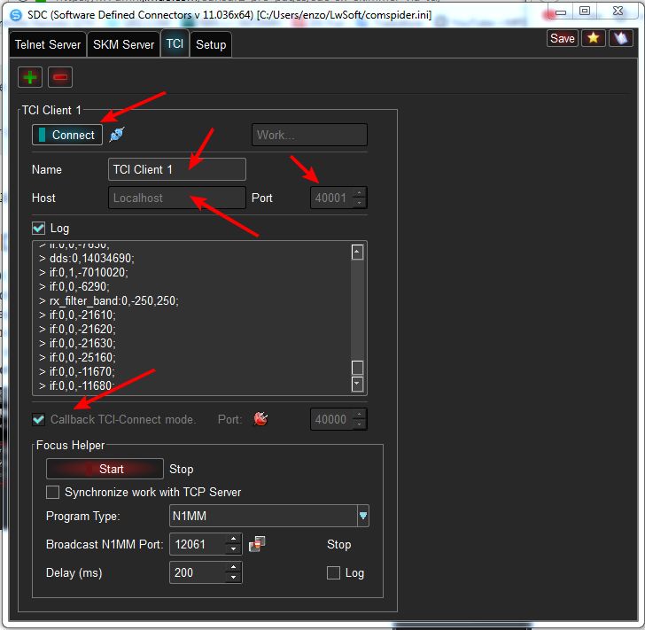 SDC (cw) Skimmer - IW7DMH - Ham Radio Station