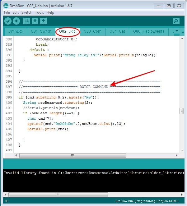 Arduino Firmware - IW7DMH - Ham Radio Station