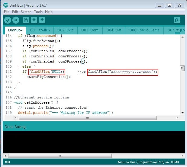 Arduino Firmware - IW7DMH - Ham Radio Station