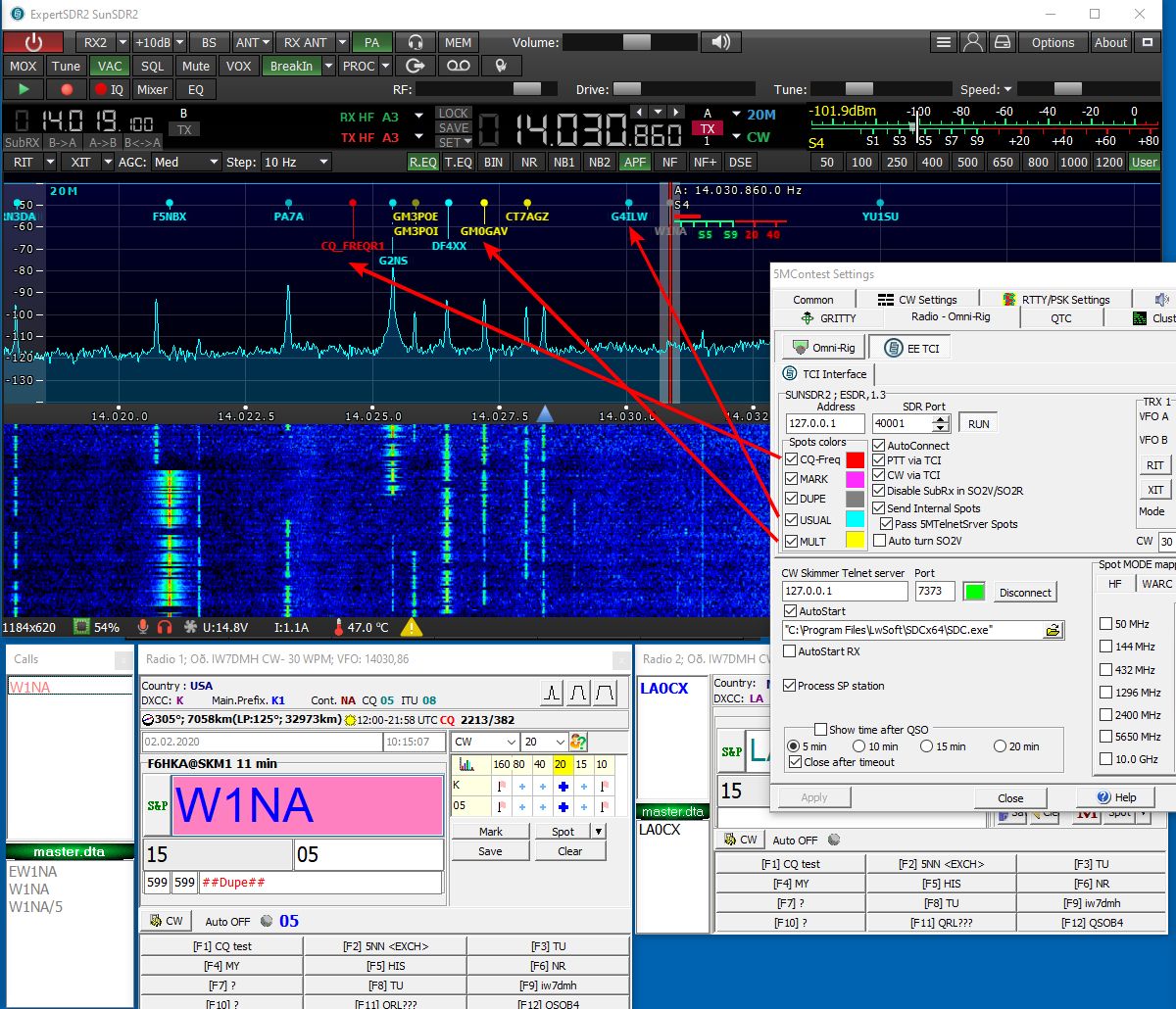 5M Contest - Log con supporto TCI - (Parte 2) - IW7DMH - Ham Radio Station