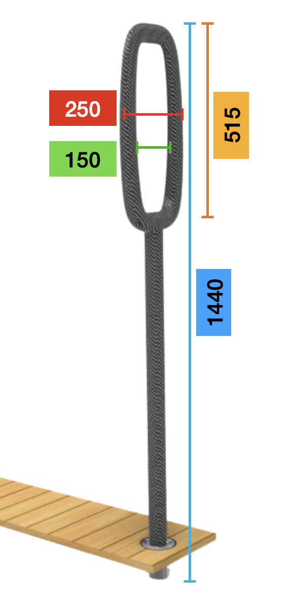 Tender Boarding Pole - Superyacht Marine Store