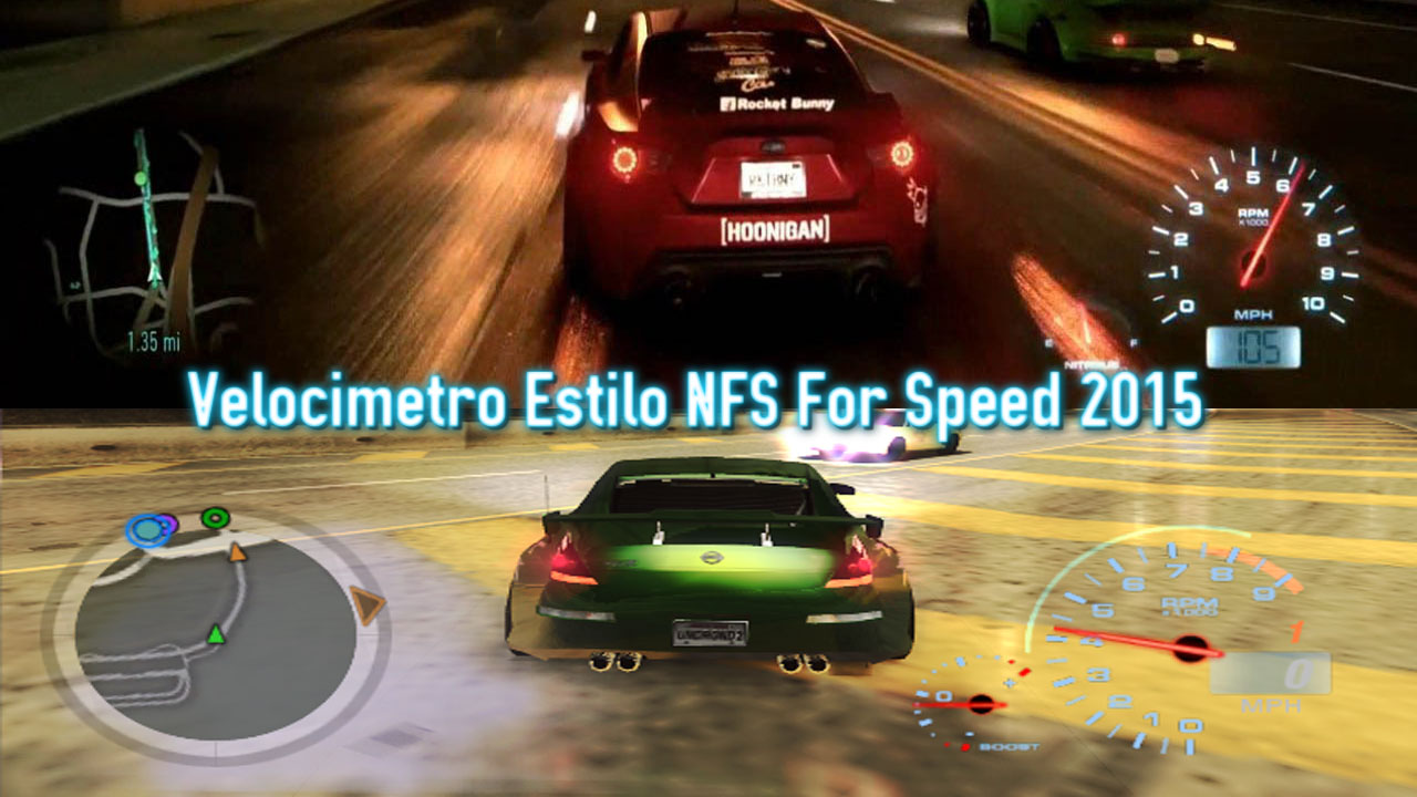 Velocimetro Estilo NFS For Speed 2015 - Página web de nfs-underground-2