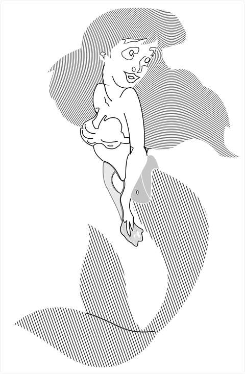 real life little mermaid coloring pages