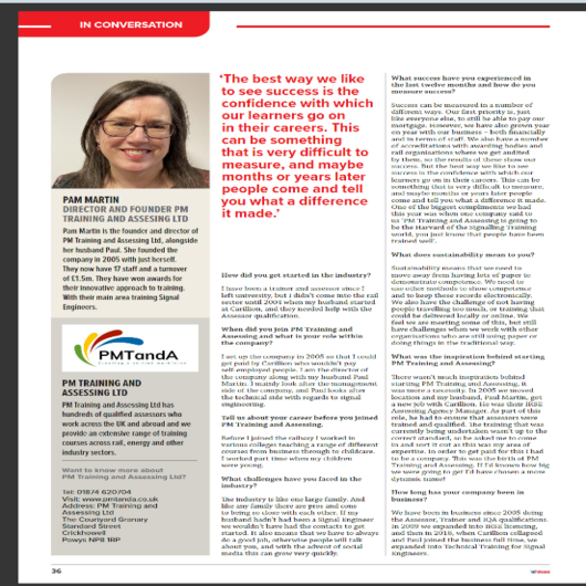 News - PM Training and Assessing