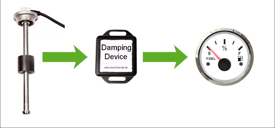 Fuel Gauge Sender Damping Device / Benzinanzeige Dämpfungsmodul - Iso ...