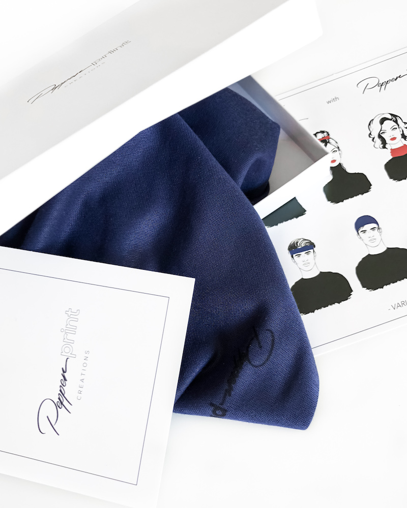 Schlauchtuch "True Blue" - Mach mal blau! - PEPPERPRINT CREATIONS