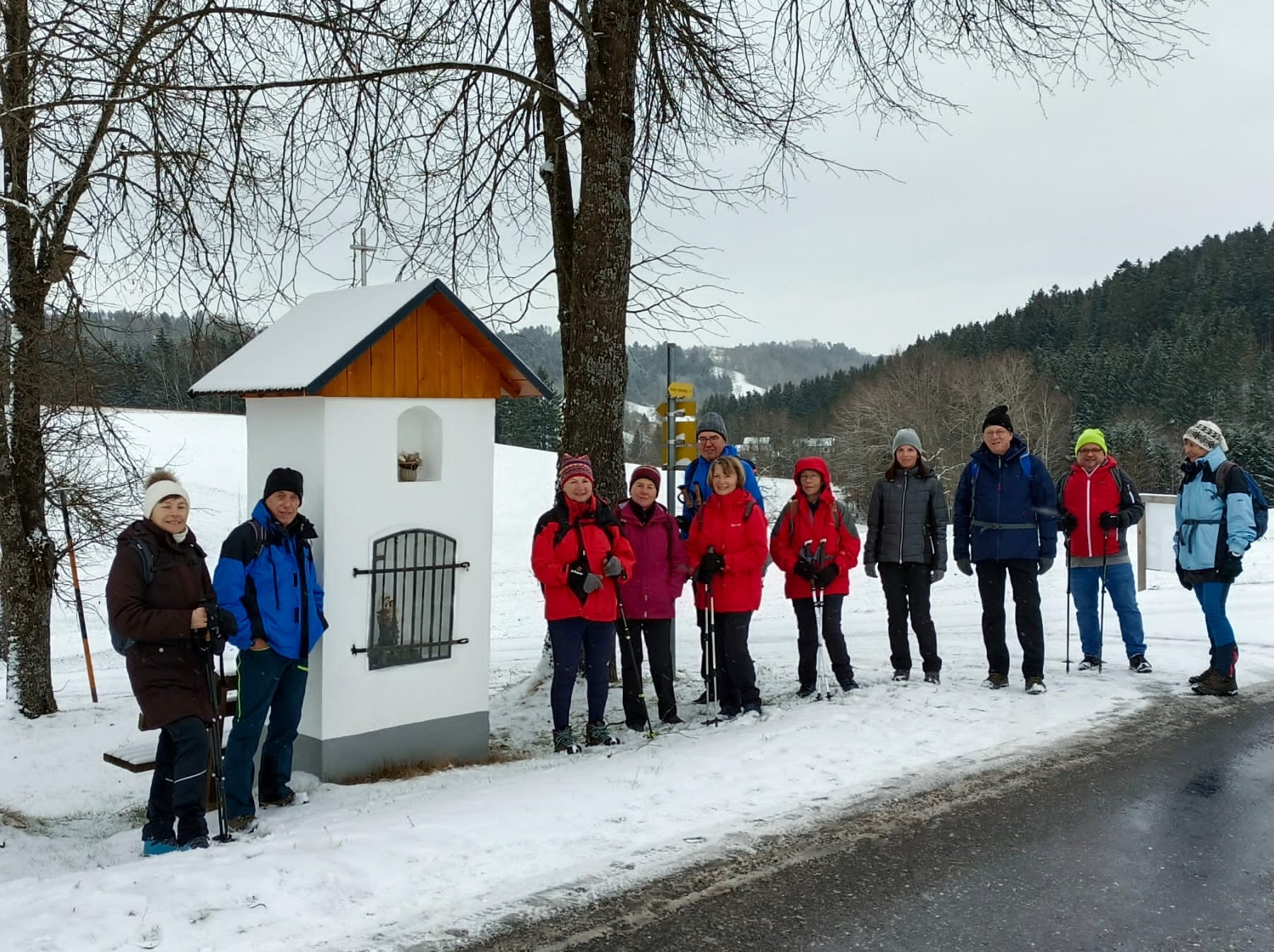Winterwanderung Großer Hopfensteig St. Ulrich im Mühlkreis am 21.01.2023 - BSV Land OÖ
