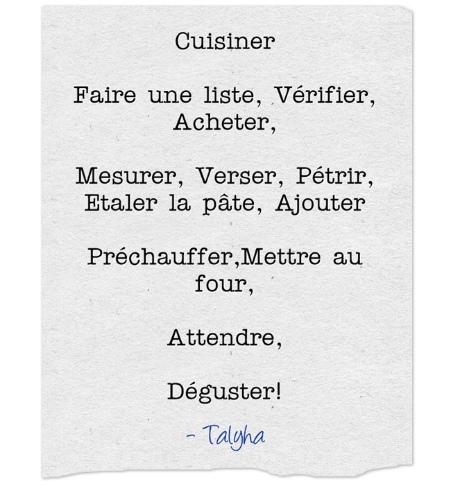 Le coin des poètes : "Raconter avec des verbes..." - Prof de francais ...