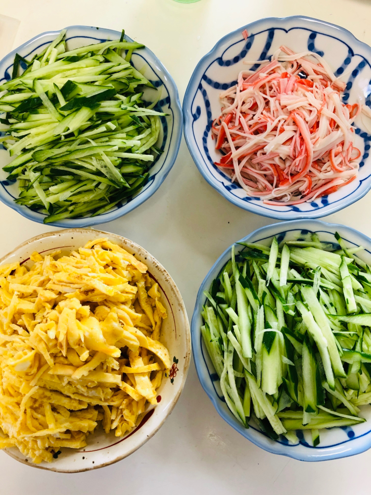 冷やし中華作り - sakuranbo-npo ページ！