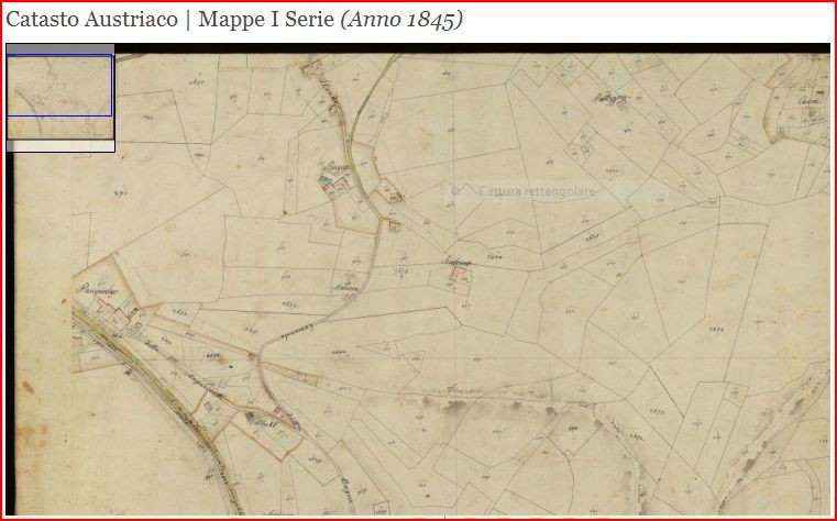 a seguire vengono riportate le mappe dei Catasti napoleonico e ...