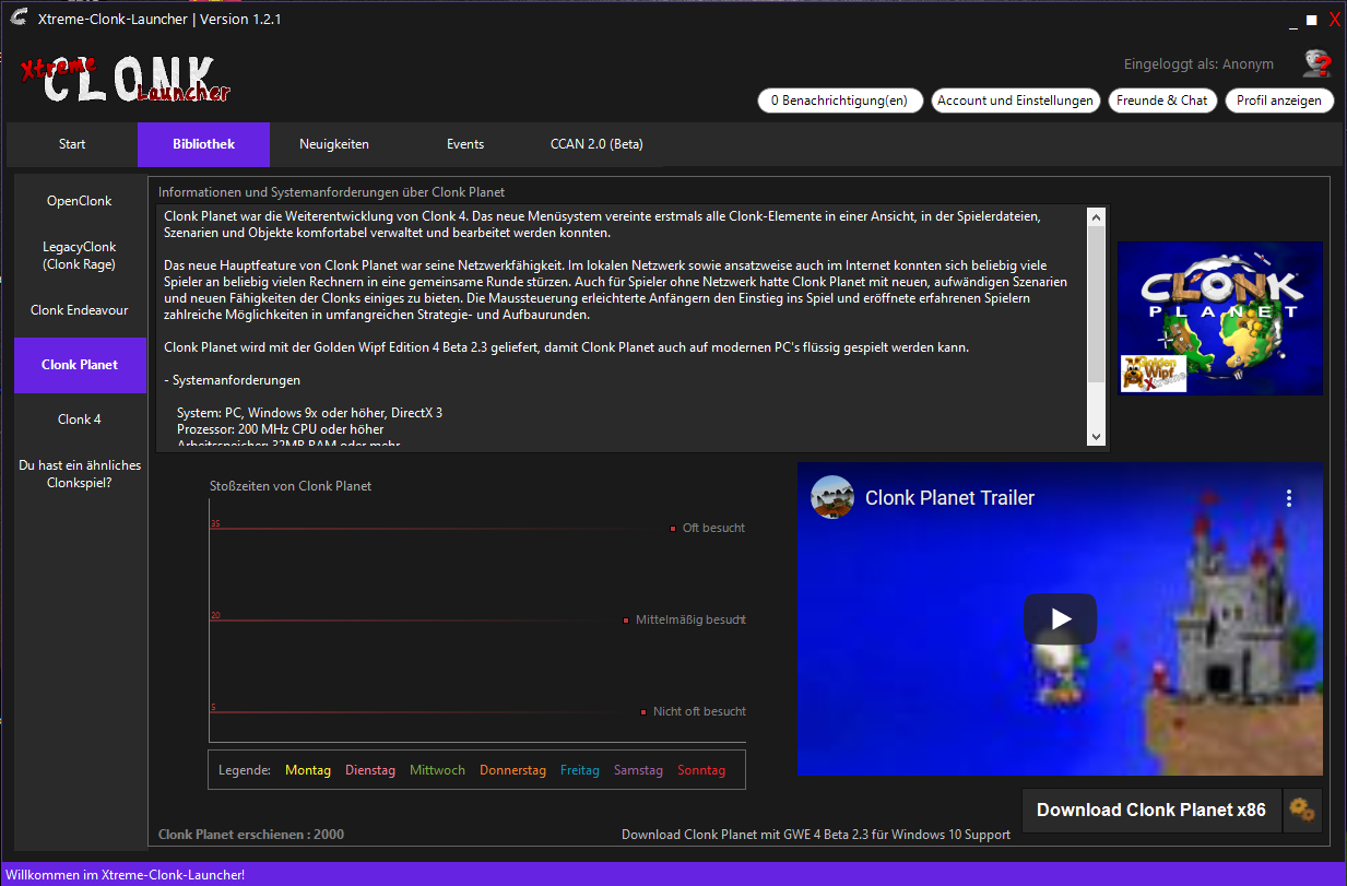 Xtreme-Clonk-Launcher - Quixo Systems