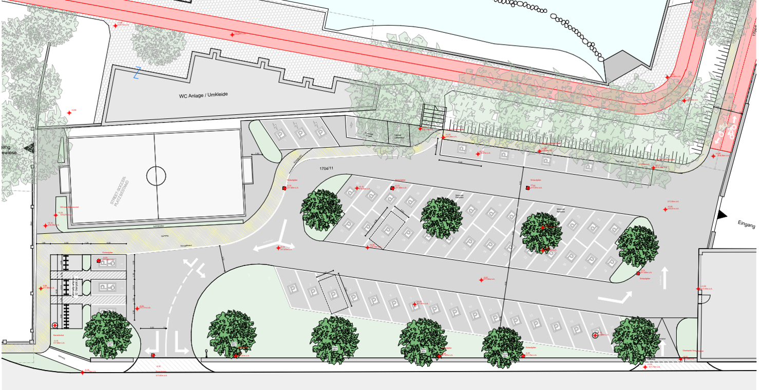 Stadtsee-Parkplatz wird zur „Schwammstadt“ - Horner Internet Zeitung