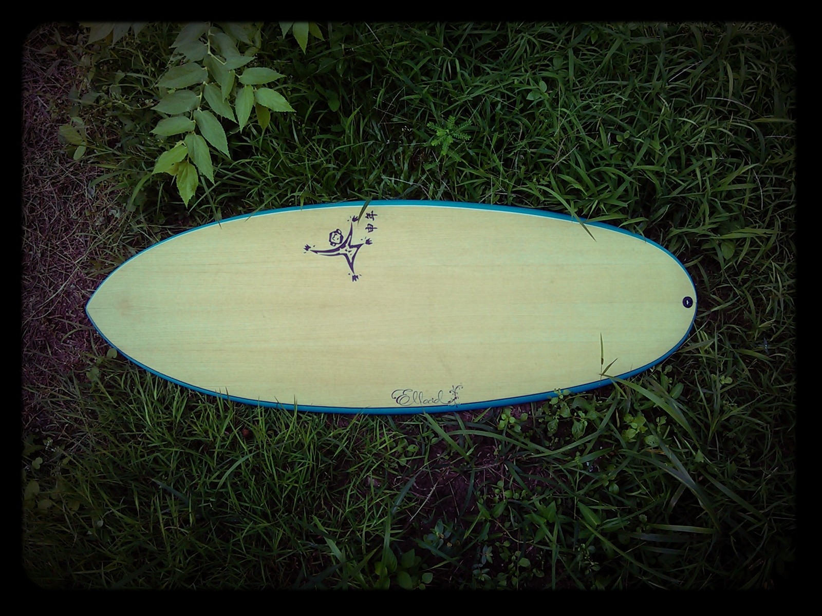 No 154 - Elleciel Custom Wood-Epoxy-EPS Surfboards
