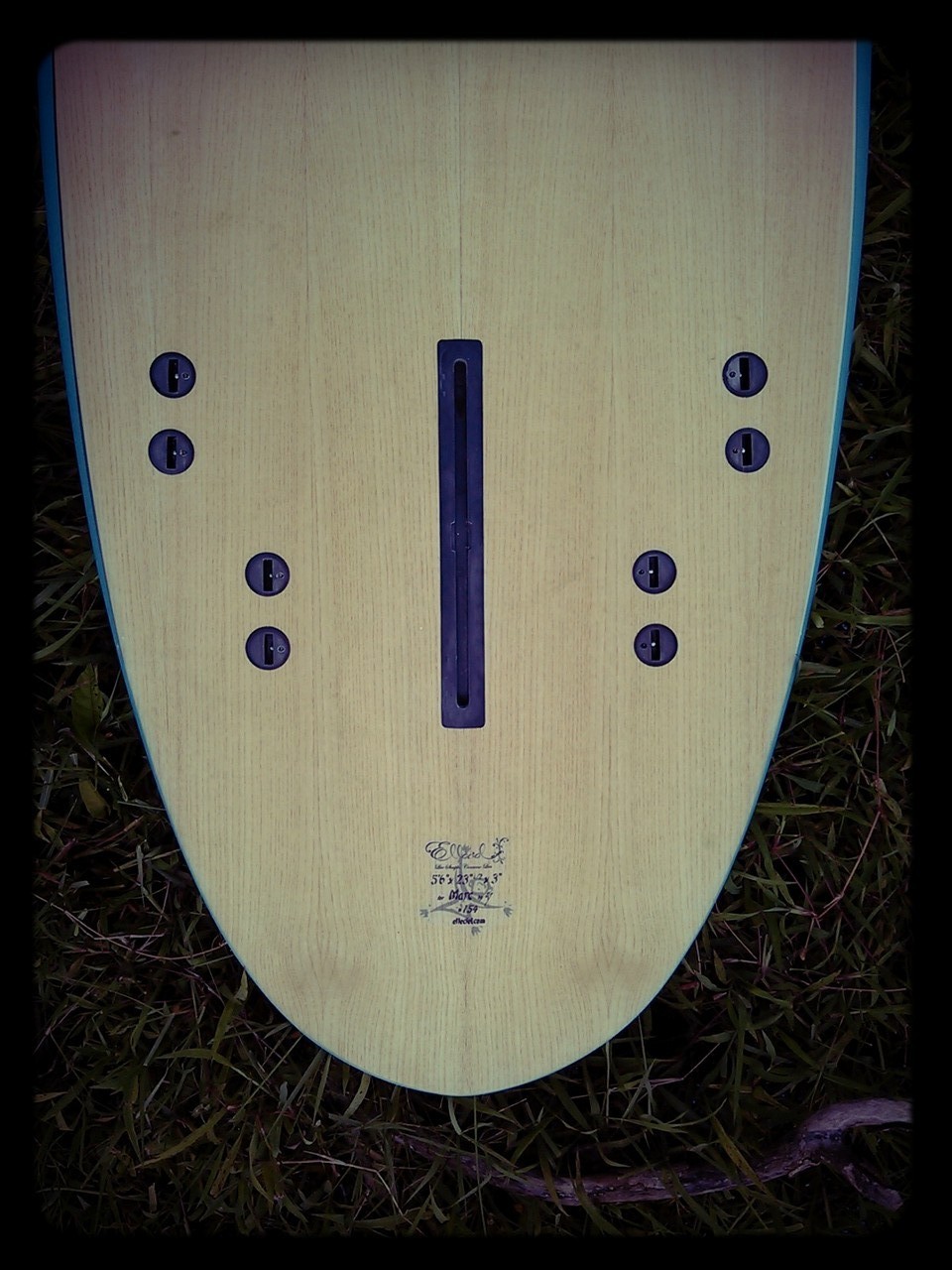No 154 - Elleciel Custom Wood-Epoxy-EPS Surfboards