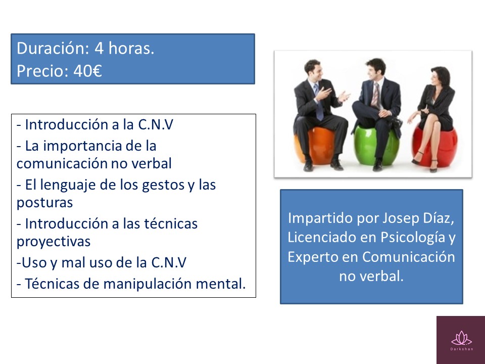 Taller "Comunicación no verbal y manipulación mental" - Página web de ...