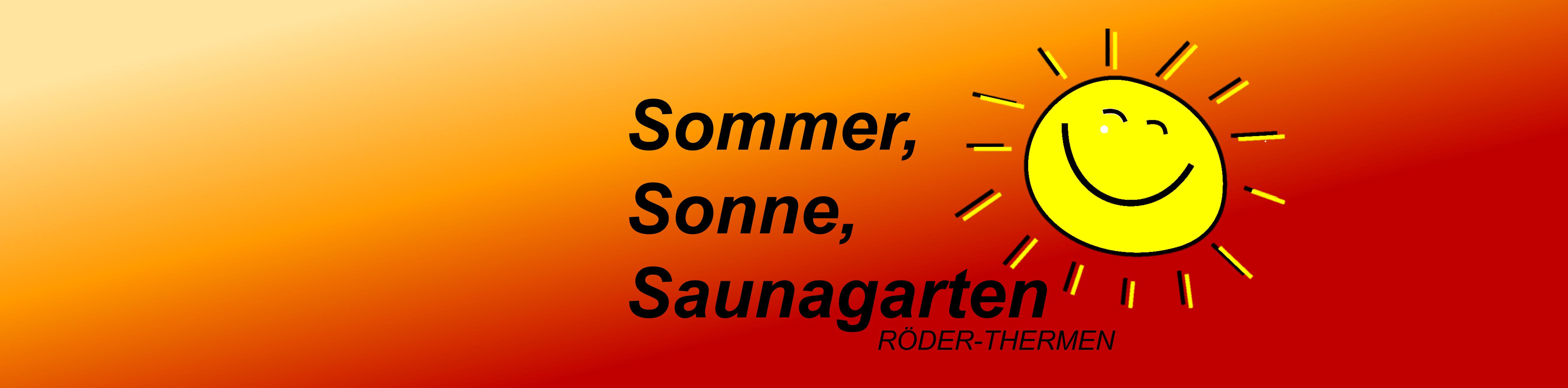 Sommer, Sonne, Saunagarten - Saunagarten Röder Thermen