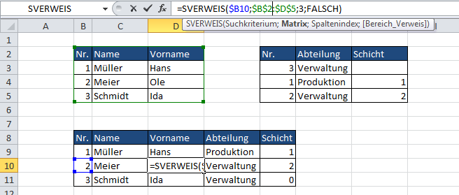Sverweis Excel Vorlage - Excel-Info.de - Alles rund um Excel