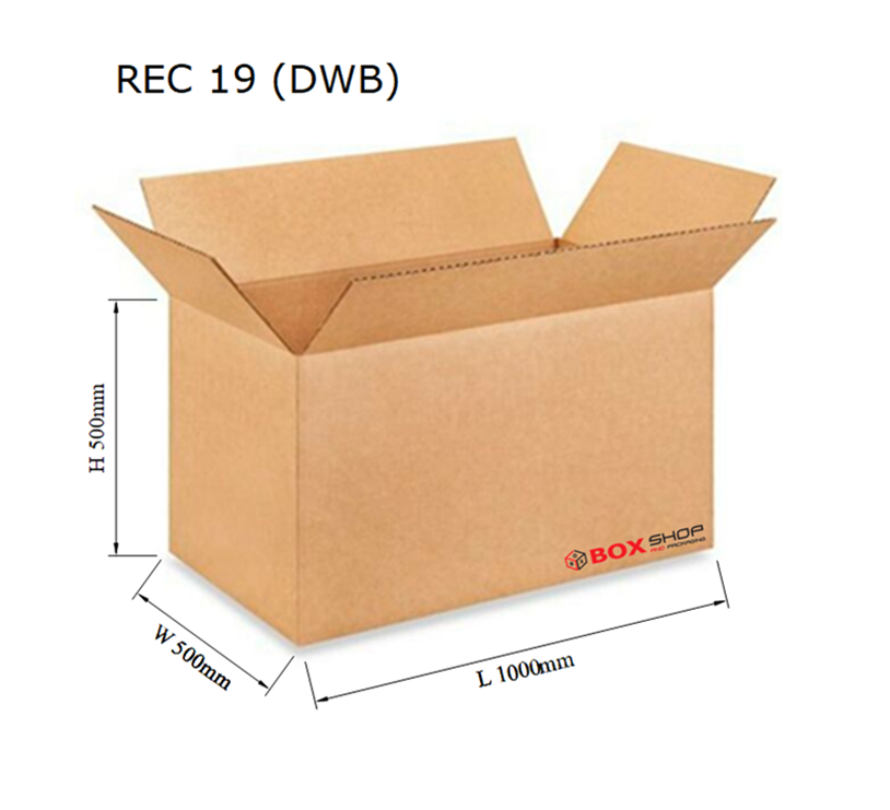 Rectangle Cardboard Box 19 | For Sale - Box Shop Johannesburg ...